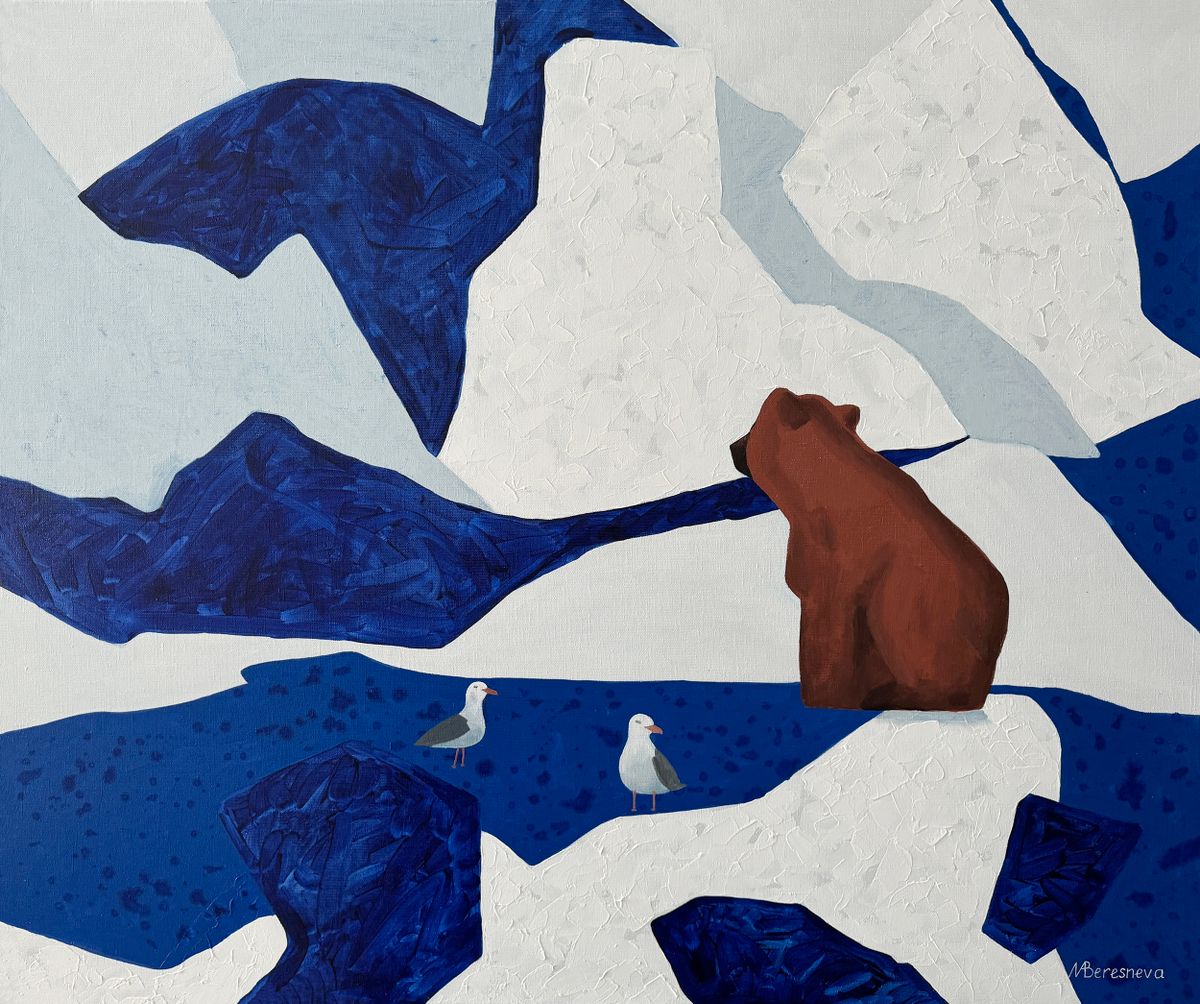 Картина, живопись Песня Севера – Марина Береснева, 120 x 100 см, №27513 ...