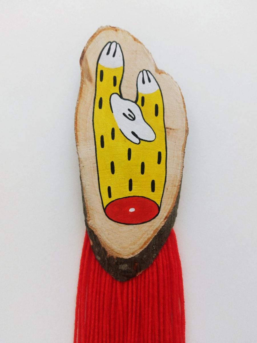 Объект На дощечке – JULIA GVOZDEVA, 9 x 62 см, №16357 – Купить на Bizar