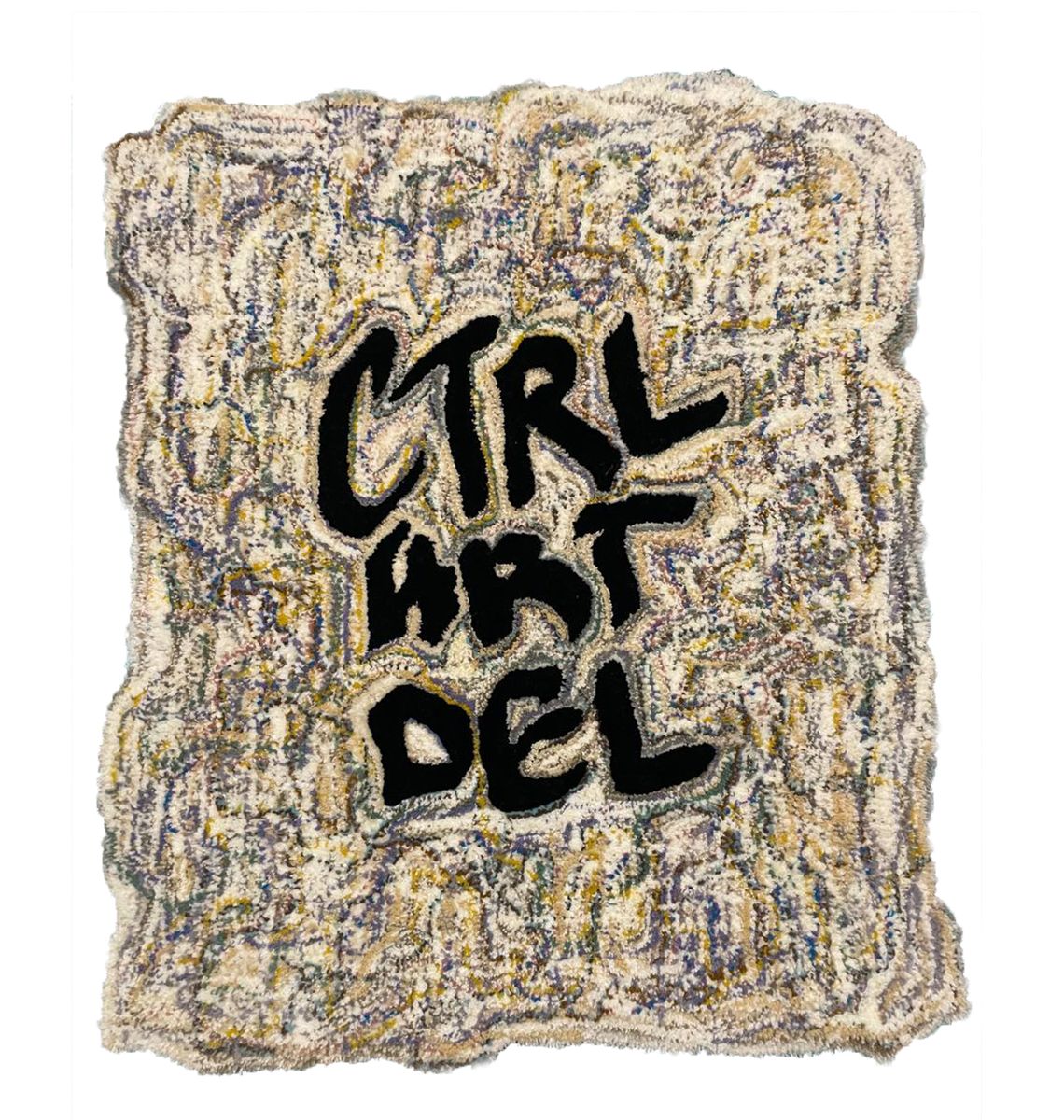 Объект Ковёр ручной работы Ctrl/Art/Del – Sasha Look, 65 x 80 см, №21649 – Купить на Bizar