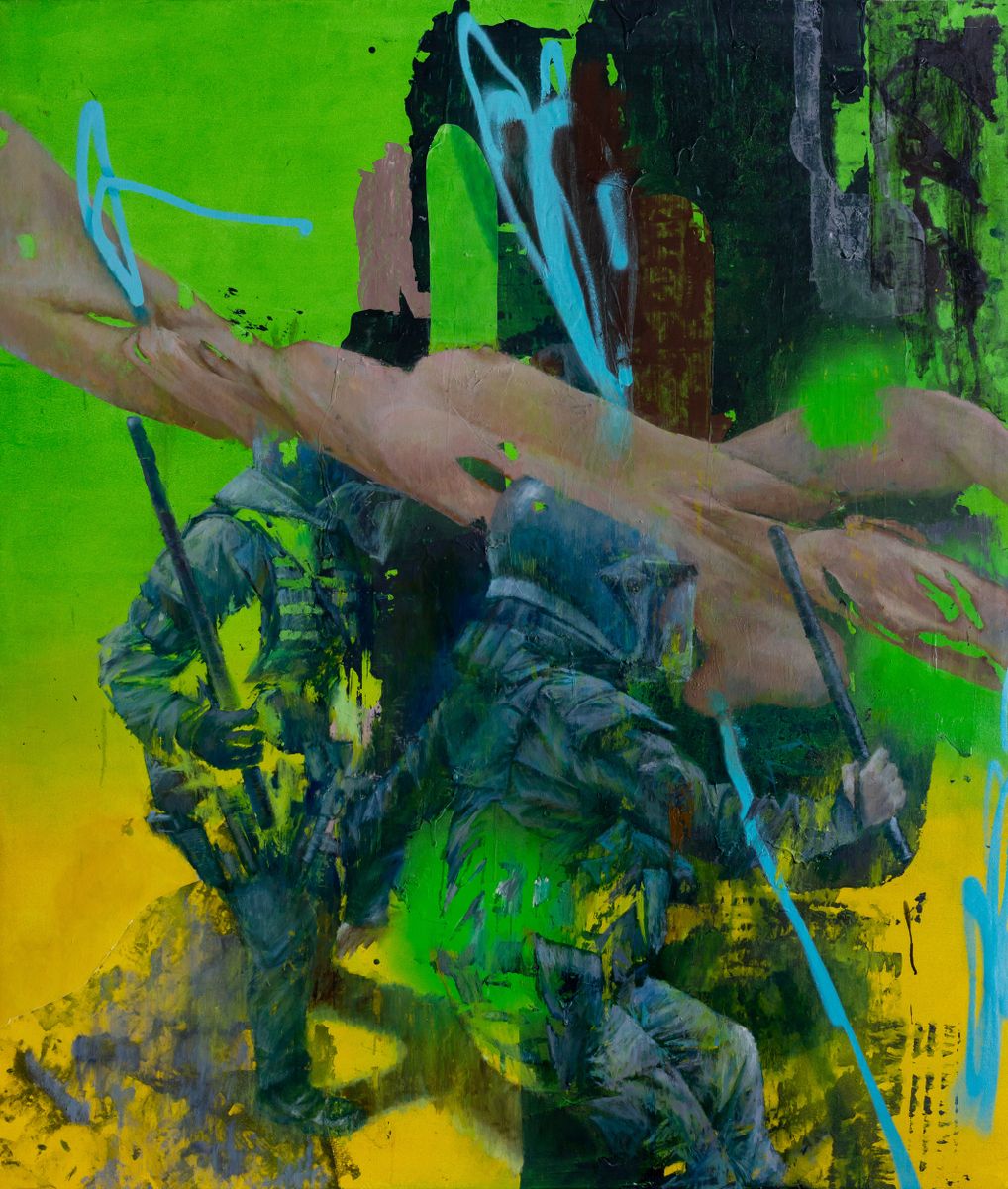 Картина, живопись Corpus Fatum VI – Роман Казус, 140 x 165 см, №12411 ...